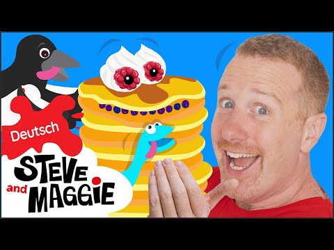 Die verrückte Pfannkuchengeschichte von Steve und Maggie Deutsch für Kinder