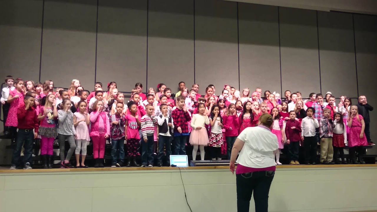 ABC valentine frederickson elementary 1st grade 2016 - YouTube