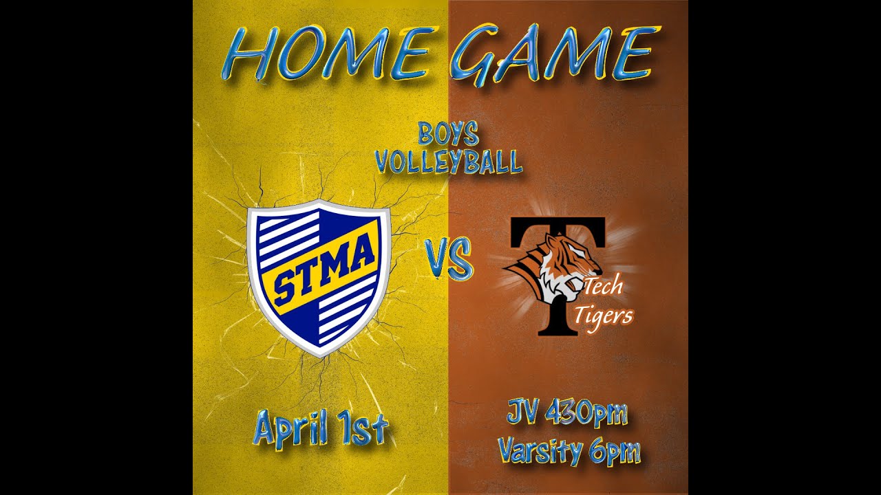 STMA Varsity Boys Volleyball vs St Cloud Tech - YouTube