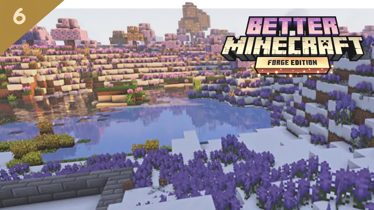 Winter has begun 💜 1.20 better minecraft modpack | ep 6 - YouTube