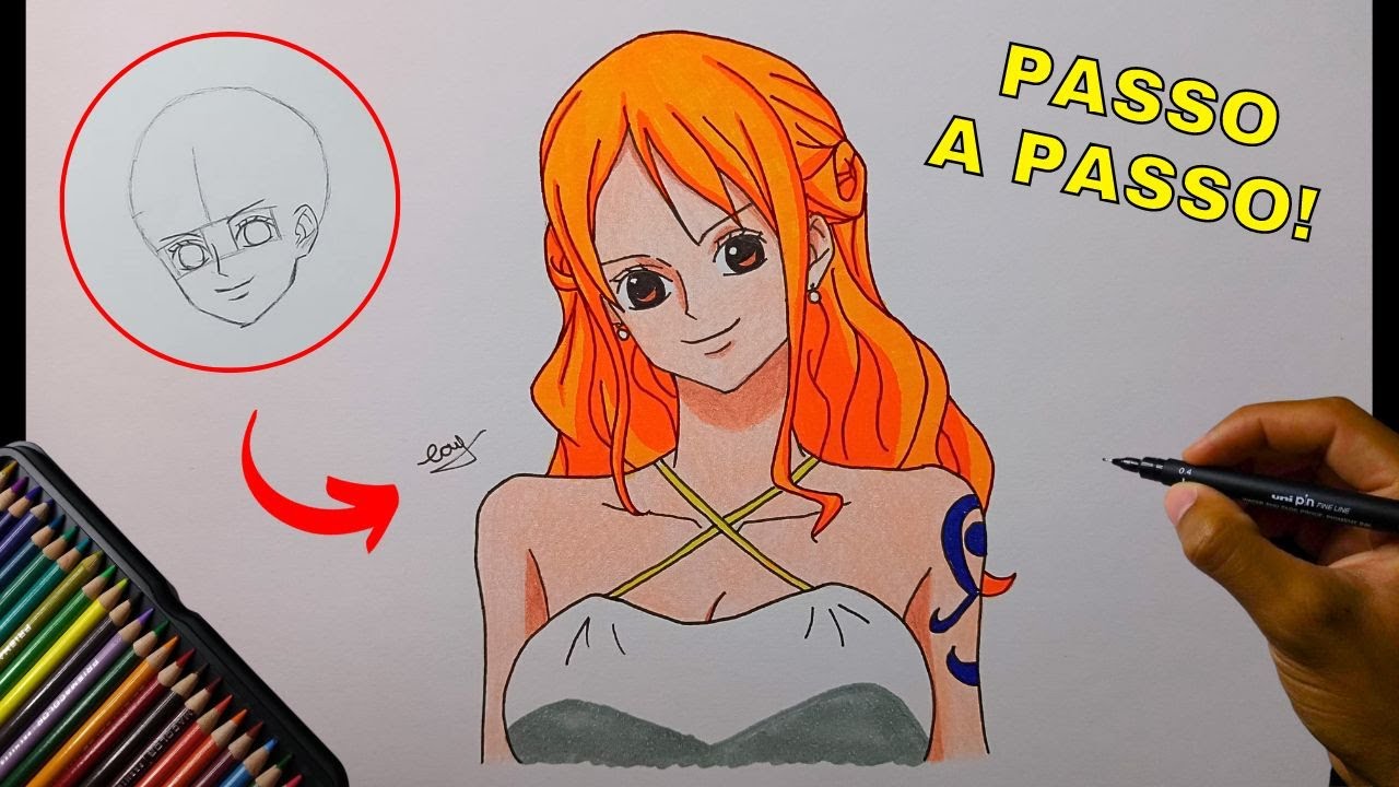 Como desenhar NAMI (One piece) | Passo a passo! - YouTube