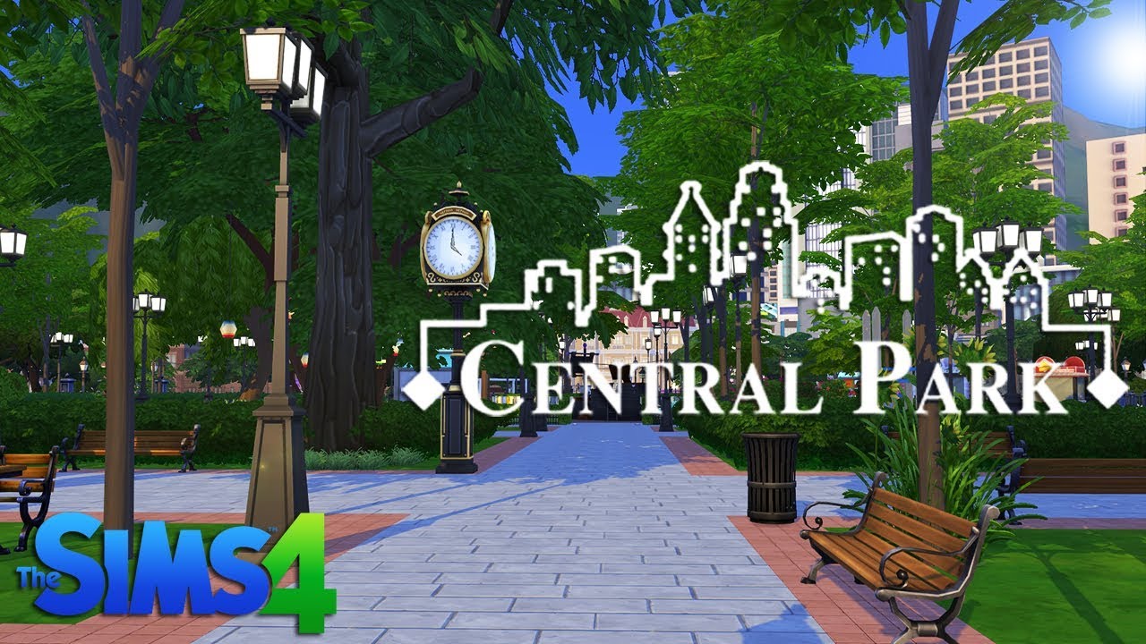 Central Park NYC - The Sims 4 - DOWNLOAD - WITH CC - YouTube