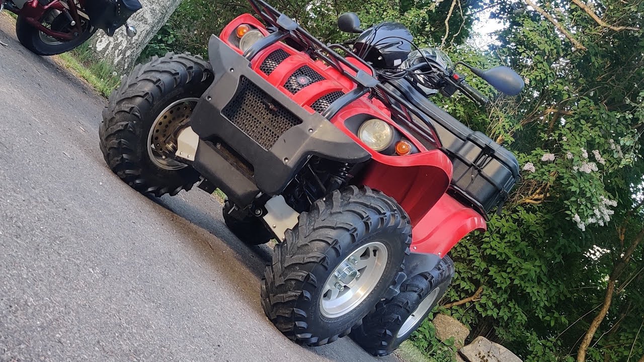 ATV Kazuma Jaguar 500 oils Stels Gt ; differentials and engine - YouTube