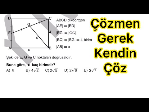 Dikdörtgen Problemleri İle Geometriyi Kolayca Öğrenin!