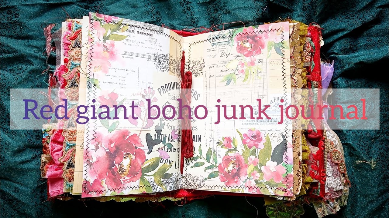 Red giant junk journal | Design team project for Bluegrass | boho needs ...
