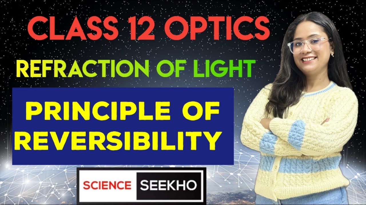 Principle of Reversibility | Refraction of light | Class 12 Ray optics ...