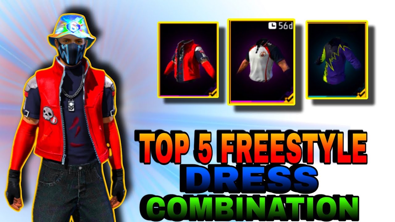 TOP 5 FREESTYLE DRESS COMBINATION || No Top Up Dress Combination ...