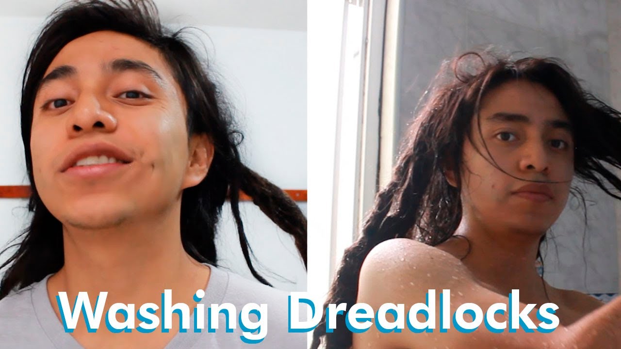 Washing Freeform Locs Straight hair - YouTube