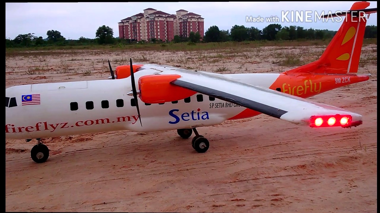 ATR 72 600 Twin Engine EP DIY Big RC Scale Plane - YouTube