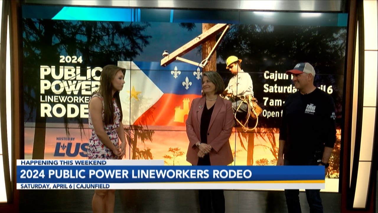 2024 Lineman Rodeo Happening Saturday at Cajunfield - YouTube