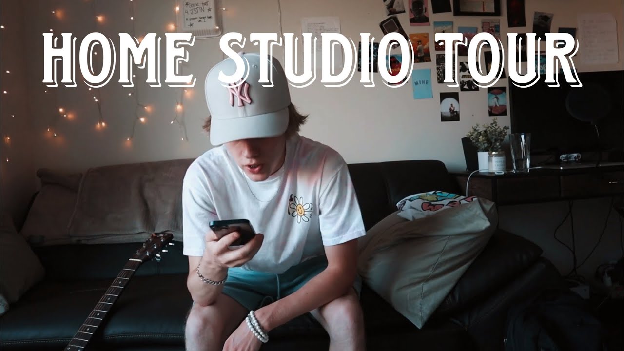 Minimalist Home Music Studio Tour.. - YouTube