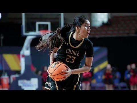 Qoah Yazzie #23 Chinle Lady Wildcats Highlights from Page Lady Sand Devils State Semi Finals ...