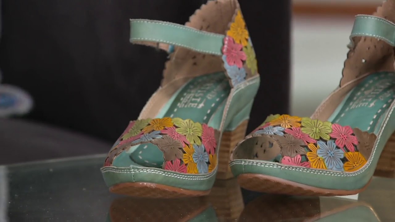 L'Artiste by Spring Step Leather Mary Janes - Avnia on QVC - YouTube