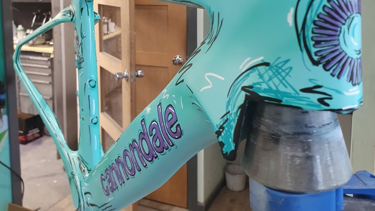 Custom paint comic style - YouTube