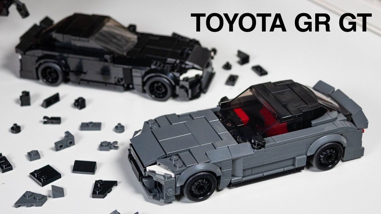 I built the Toyota GR GT in lego - YouTube