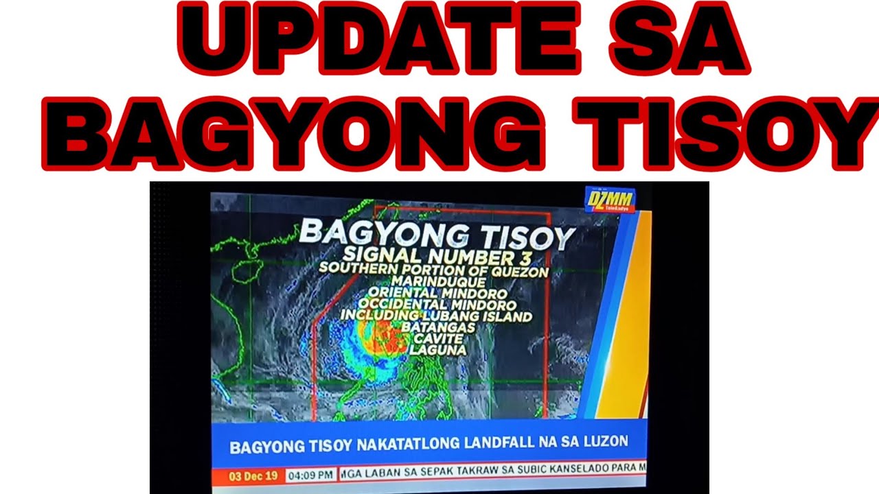 UPDATE SA BAGYONG TISOY - YouTube