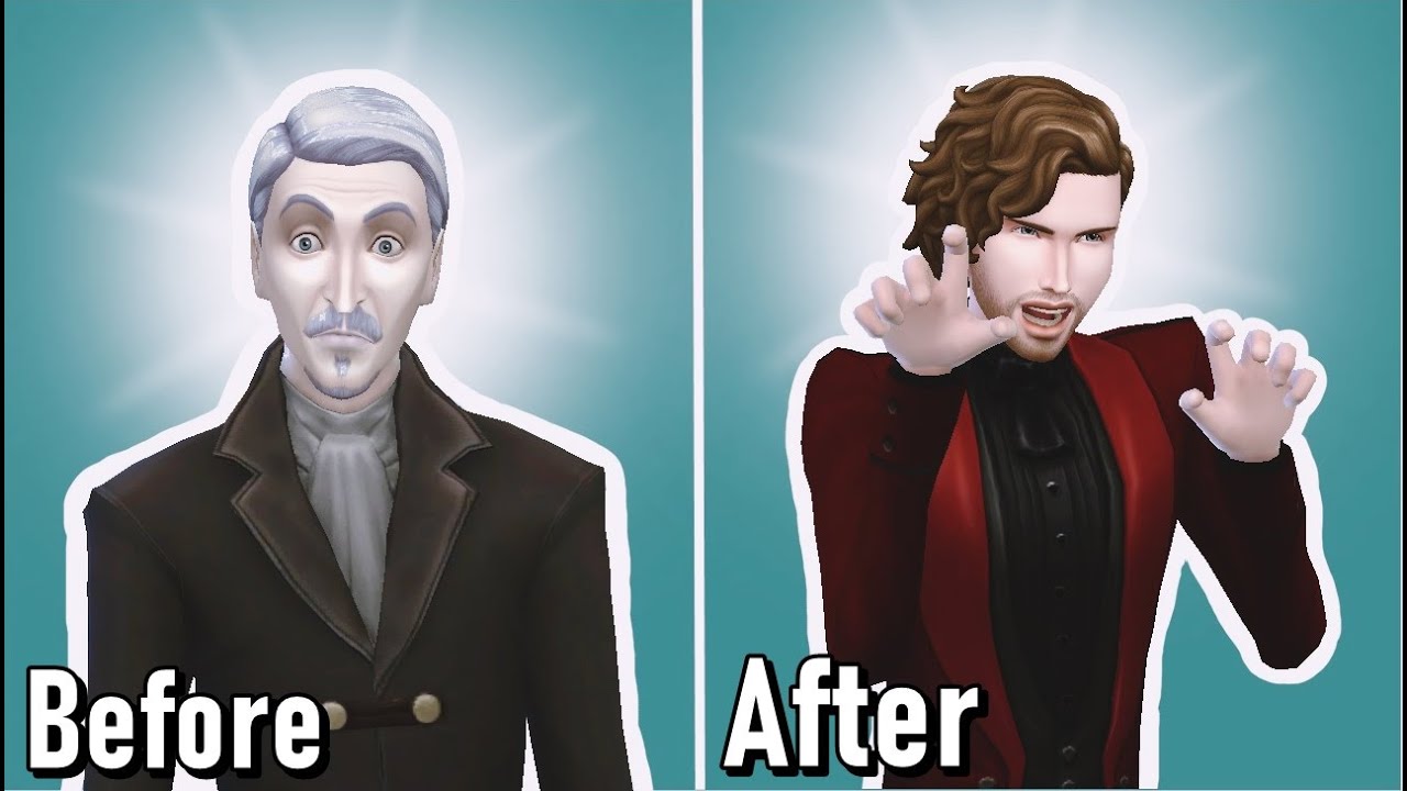 Vladislaus Straud Makeover | The Sims 4: Townie Makeover - YouTube