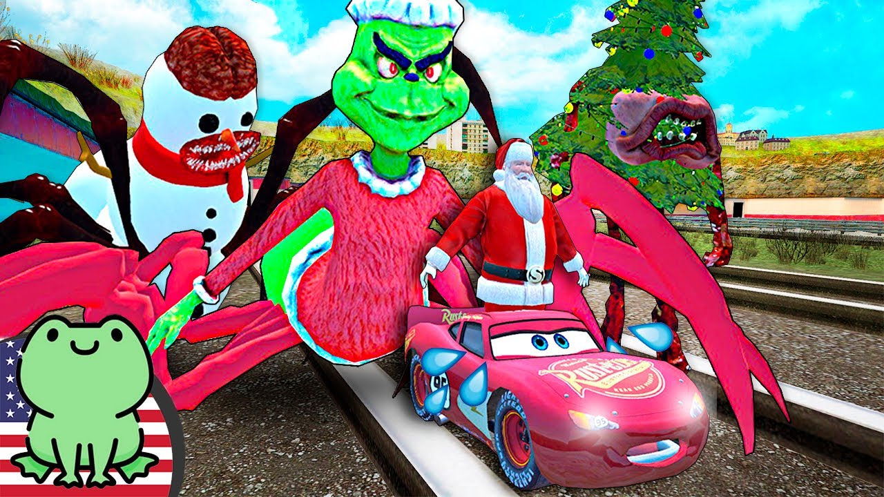 BUILDING NEW FORM CURSED CARS, LIGHTNING MCQUEEN, GRINCH THE CHRISTMAS ...