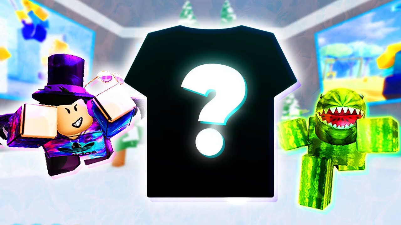 THE LUCKY ROBLOX T-SHIRT - YouTube