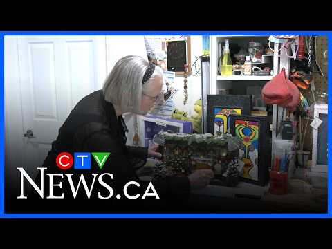 Artist thinks outside the shadow box