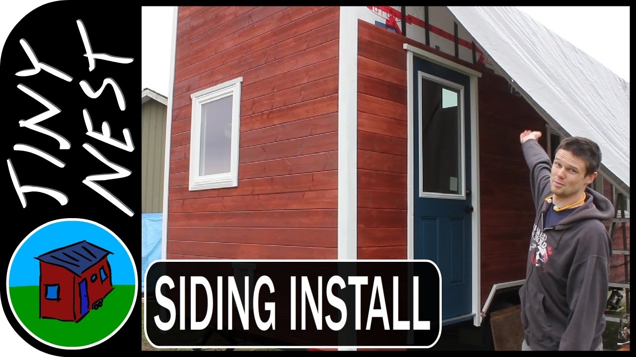 Tiny House Exterior Cladding Installation - Part 2 (Ep. 26) - YouTube