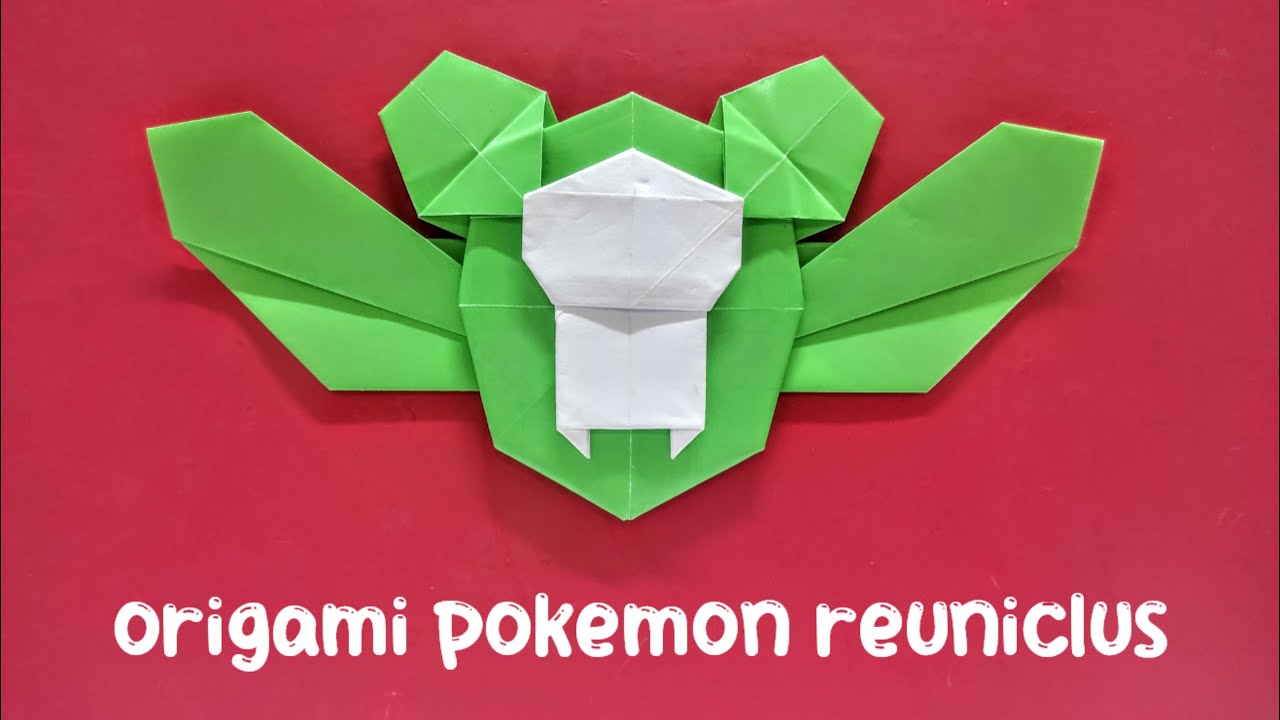 Origami Pokemon Reuniclus Easy - Pokemon Origami - Origami Instructions ...
