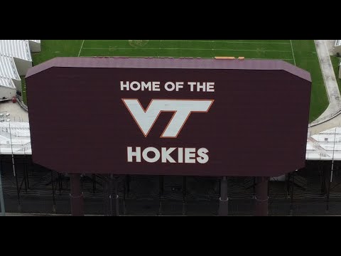Aerial View of Lane Stadium - VT - YouTube