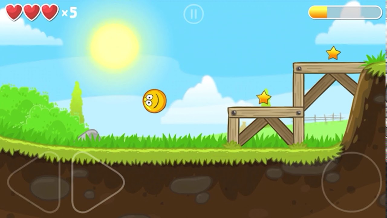 Red ball 4. I play for the yellow ball. Speedrun. 1 level. - YouTube