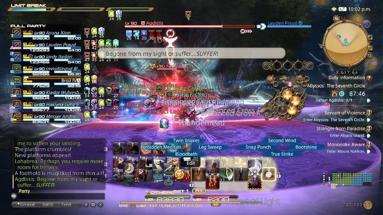 Me and my team doing a new lvl 90 normal raid together FINAL FANTASY ...
