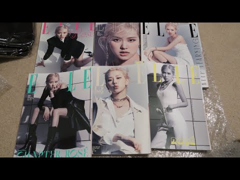 BLACKPINK ROSÉ ELLE KOREA JUNE 2021 ISSUE A,B,C,D,E,F COVER UNBOXING/REVIEW