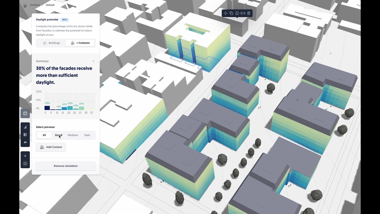 Spacio: Daylight access simulation - YouTube