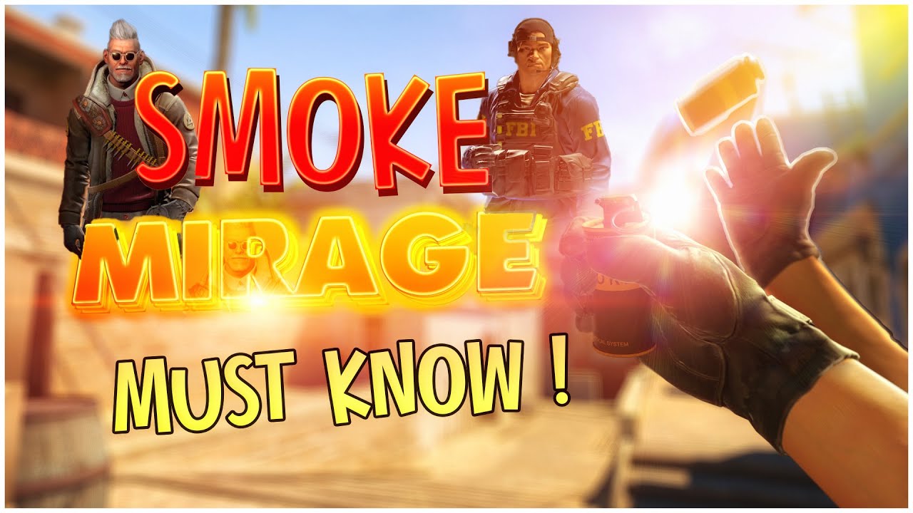 MIRAGE - Must know Smoke CS2 ( RPK ) - YouTube