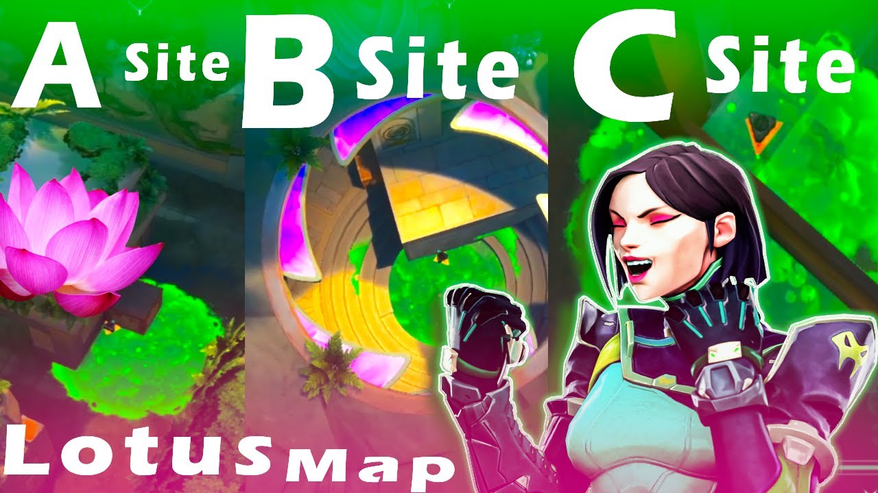 Viper Lineup For New Lotus Map valorant | mid and rotation lineups ...