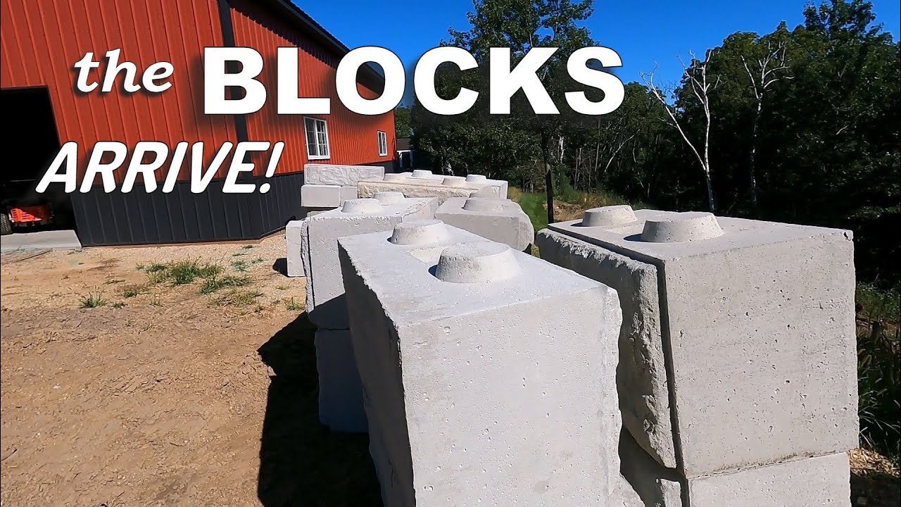 The Massive Concrete Blocks Arrive ― Final Woodshop Clearing and ...