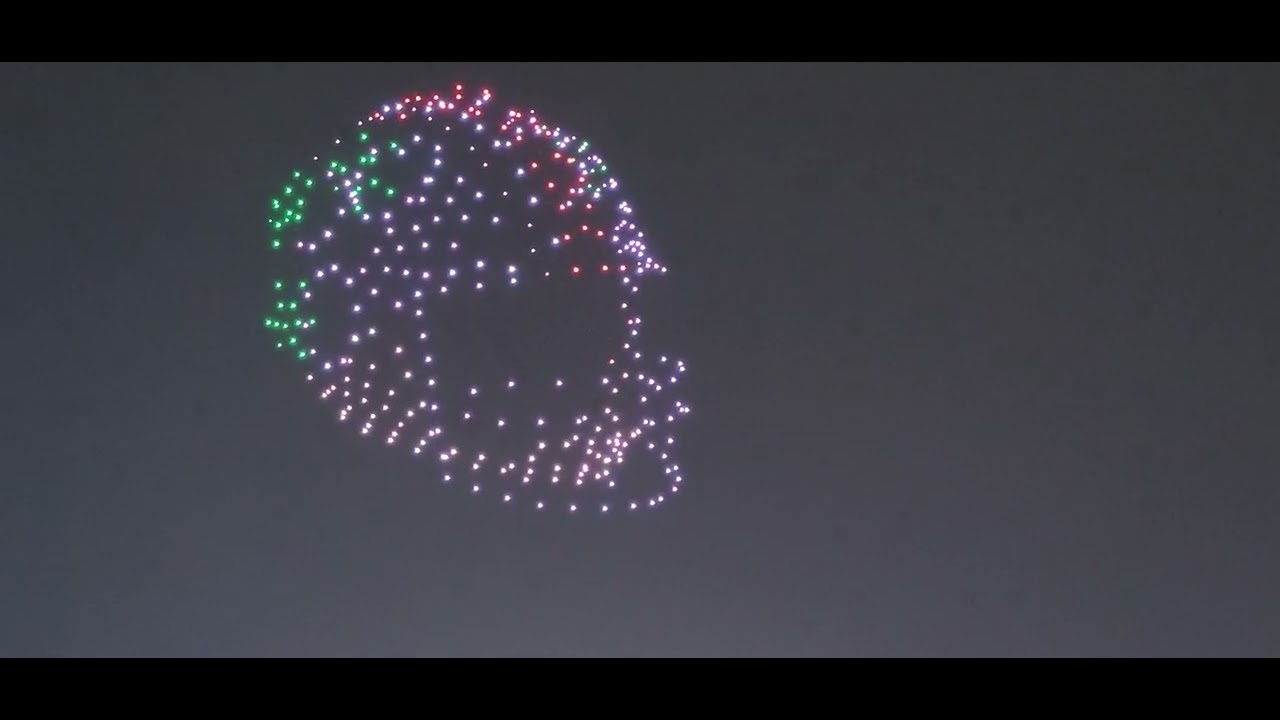 Ohio State V Ohio 2025: Halftime Drone Show - YouTube
