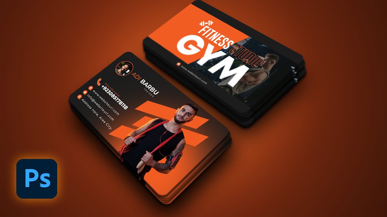 Photoshop CC Tutorial - Professional Business Card Design - Graphic ...