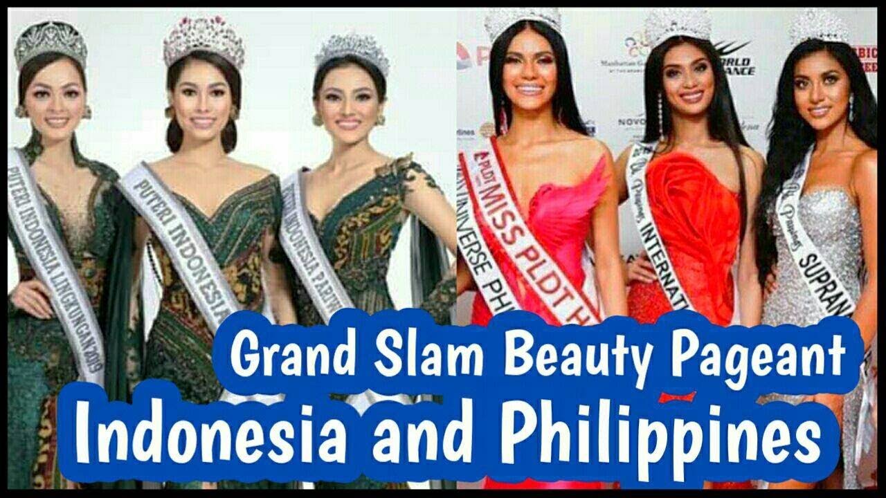 INDONESIA & PHILIPPINES - GRAND SLAM BEAUTY PAGEANT 2019 - YouTube
