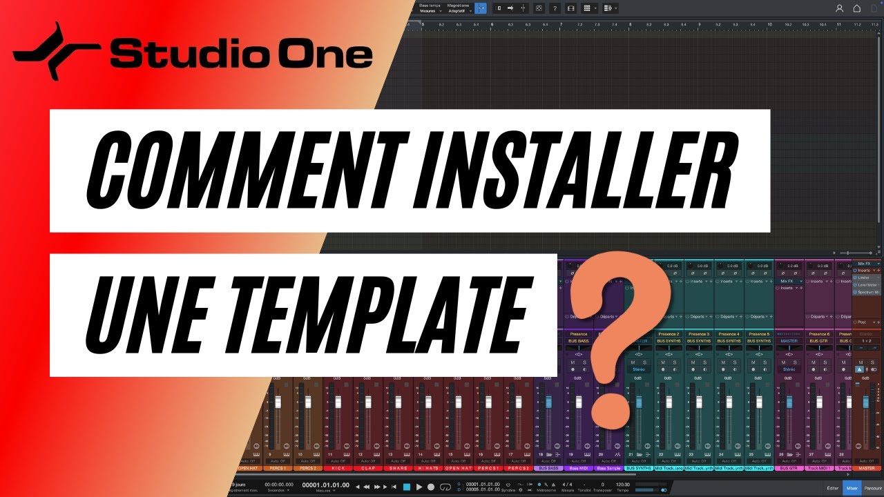 Comment installer une template sur Studio One ? - Tutoriel - - YouTube