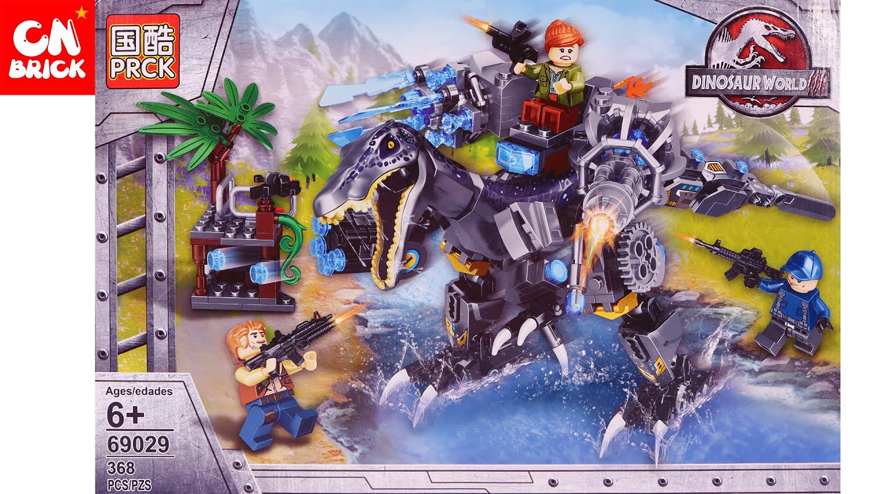 Unoffical LEGO DINOSAURS JURASSIC WORLD Baryonyx MECH ROBOT PRCK69029 ...