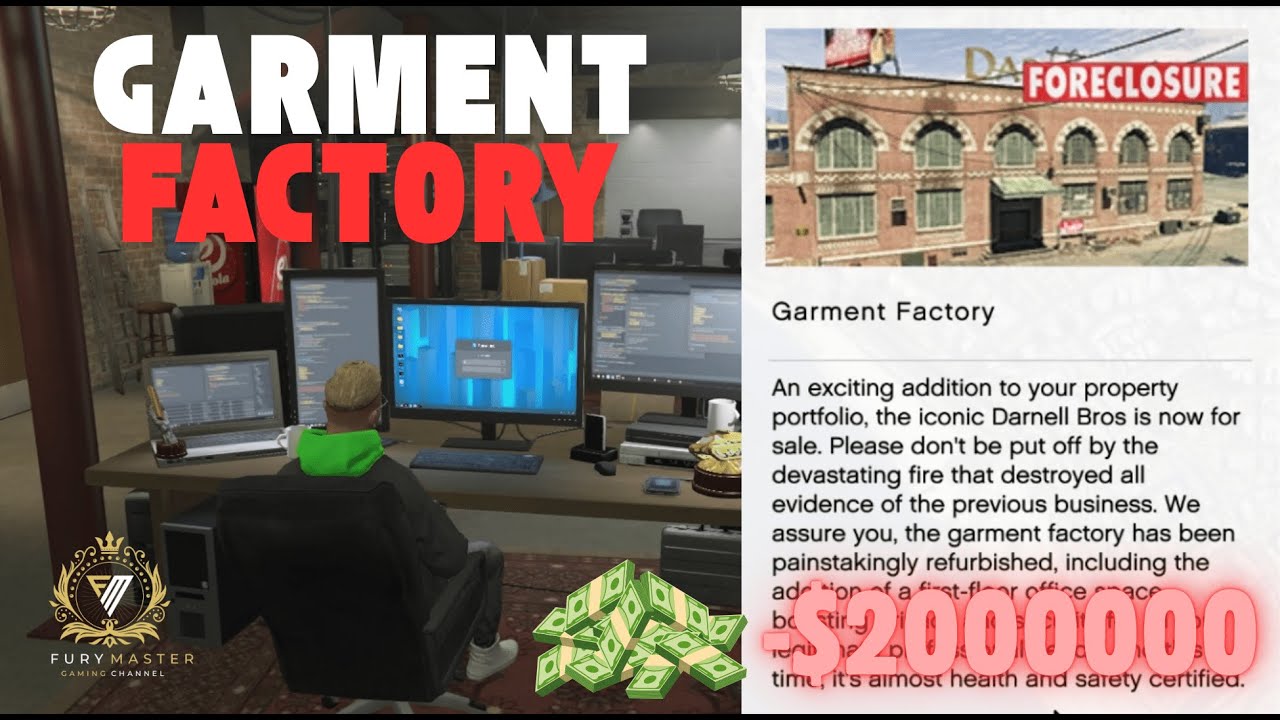 DARNEL BROSS GARMENT FACTORY l GTA 5 ONLINE REHBER - YouTube