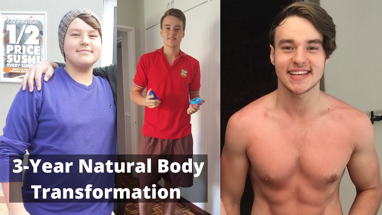 3 Year Natural Teen Body Transformation (30kg / 70 pounds LOST) - (2020 ...