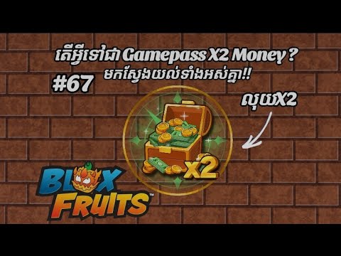 #67 តើអ្វីទៅជា Gamepass X2 Money? មកស្វែងយល់ទងអស់គ្នា!! | Bloxfruits ...