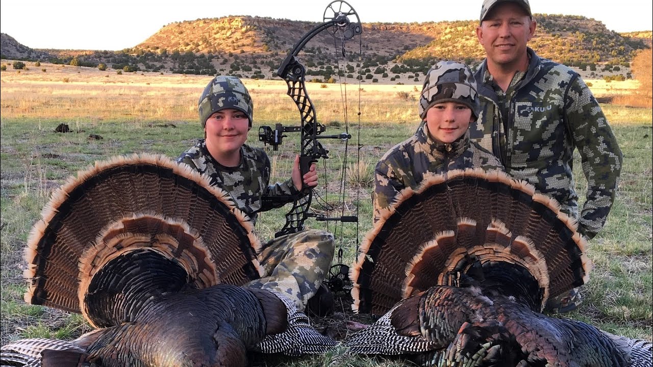 Parker and Paul Colburn double up on New Mexico Rio Grande Turkeys ...