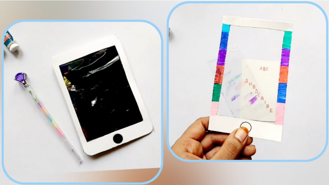 2 DIY Paper iPad | Magic iPad with Paper | Easy way to make Handmade ...