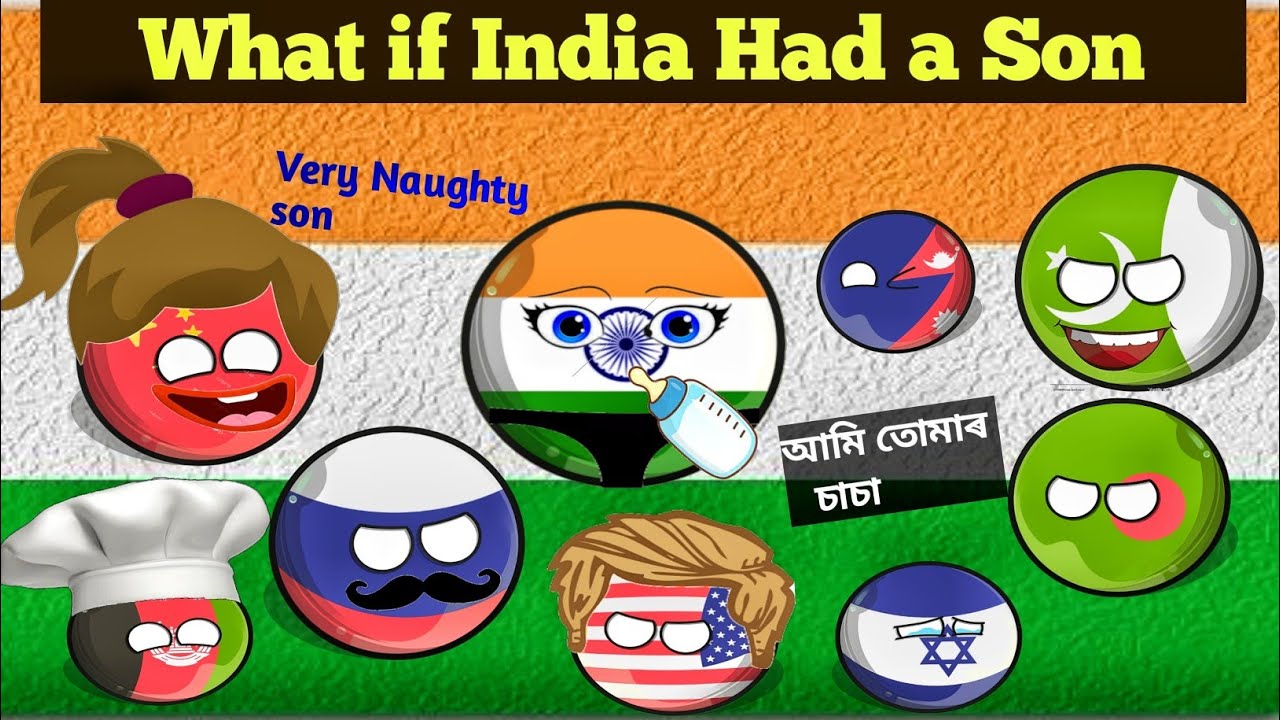What if India had a son countryball reactions | india country ball # ...