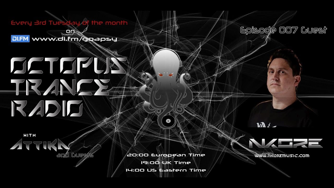 Attika - Octopus Trance Radio 007 (April 2018) with guest N-Kore - YouTube