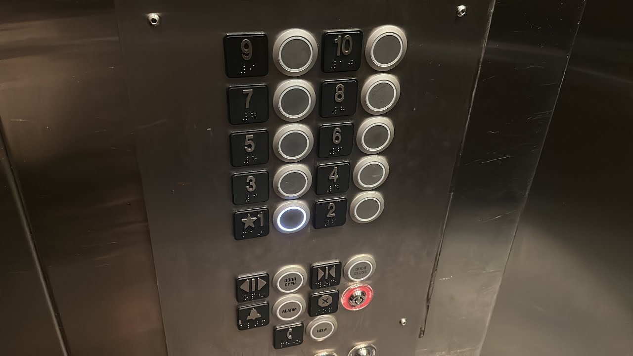 BUSY KONE Traction Elevators in The Enclave III- Orlando, FL, USA - YouTube