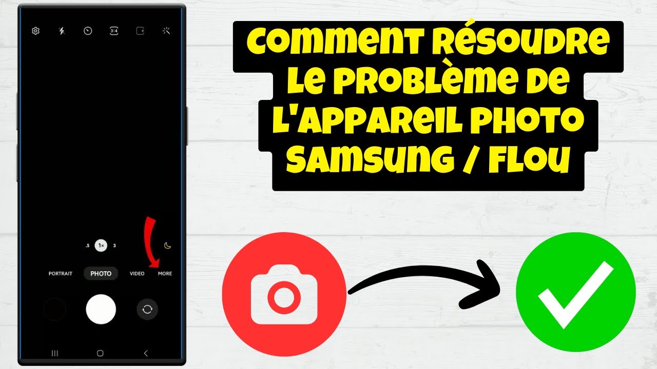 Comment résoudre le problème de l'appareil photo Samsung / Flou 2024 ...