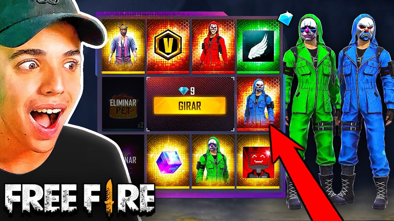 CONSEGUÍ el CRIMINAL *VERDE y el AZUL* DESPUÉS de 3 AÑOS en FREE FIRE ...