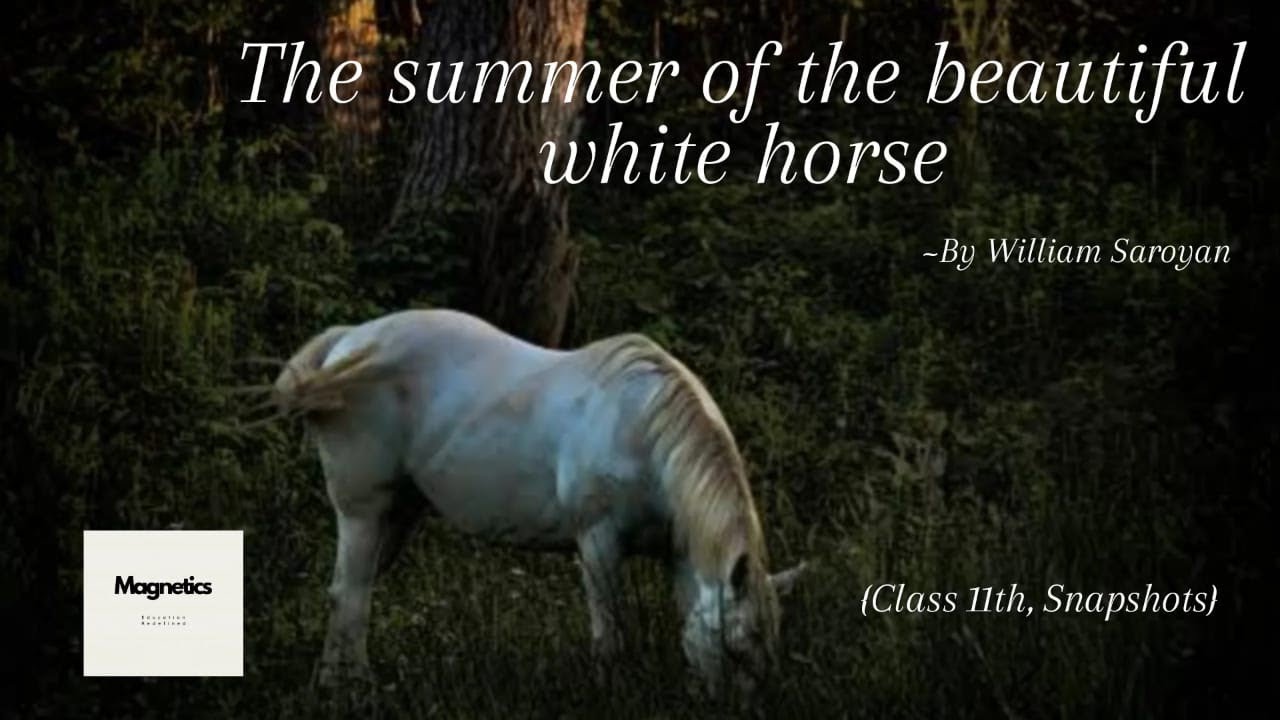 The summer of the beautiful white horse - Class XI (Book-Snapshots ...